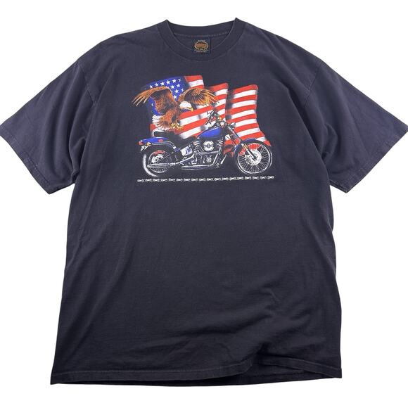 BURUKA | Shirts | Vintage Vtwin Motorcycle With Flying Eagle American ...
